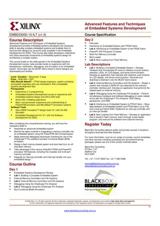 Black Box Consulting 2009 Brochure | PDF