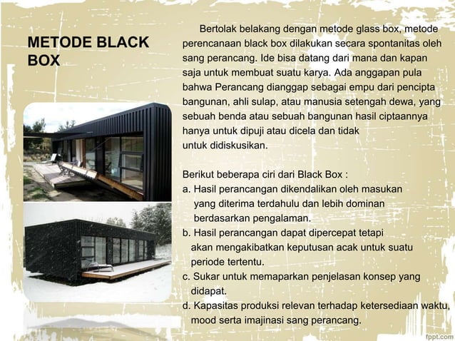 Black box dan glass box | PPTX