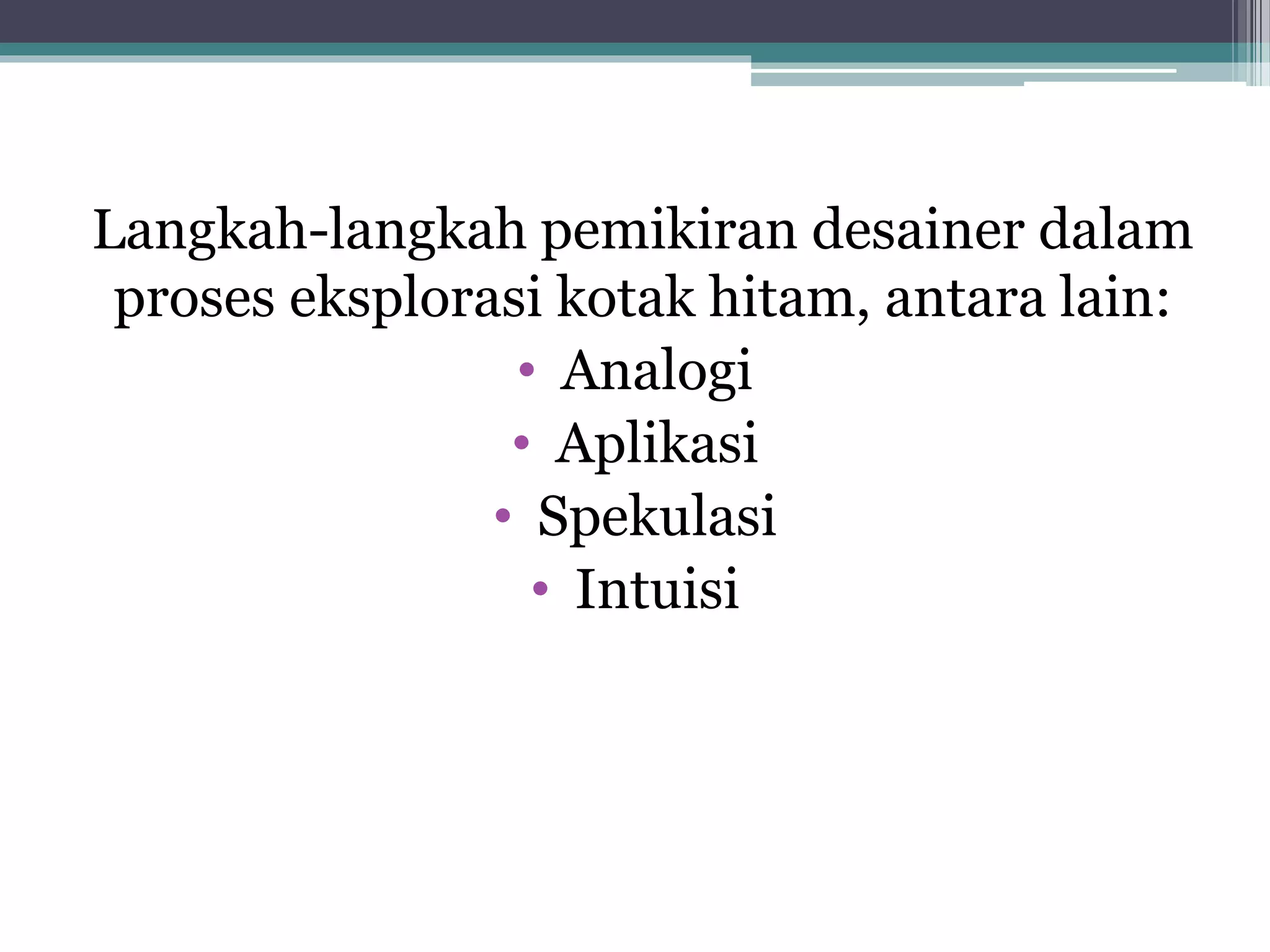 Black box design method | PPTX