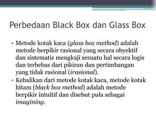 Black box design method | PPTX