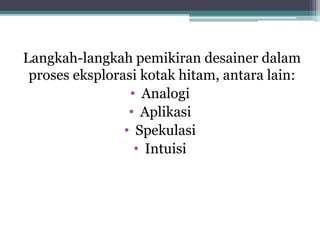 Black box design method | PPTX