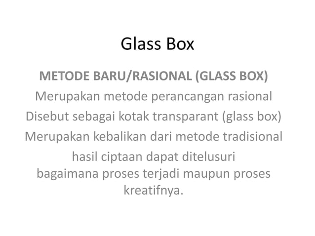 Black box & glass box ( anggun riska safitri ) | PPT