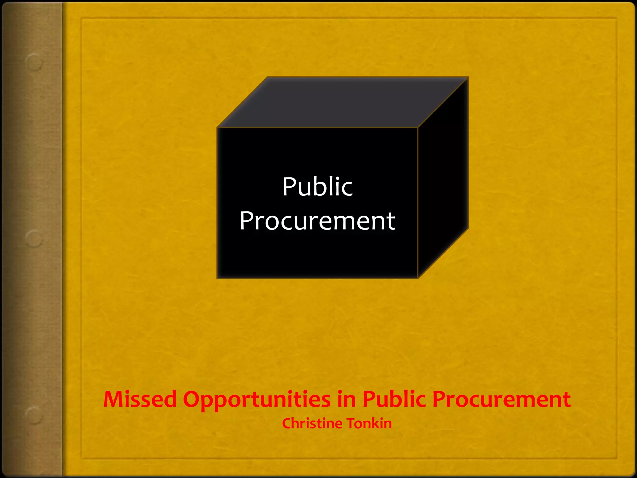 Black box of public procurement ireland | PDF