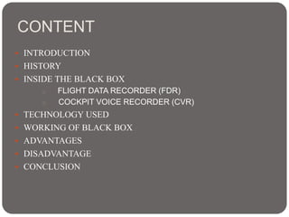 Black box ppt | PPTX