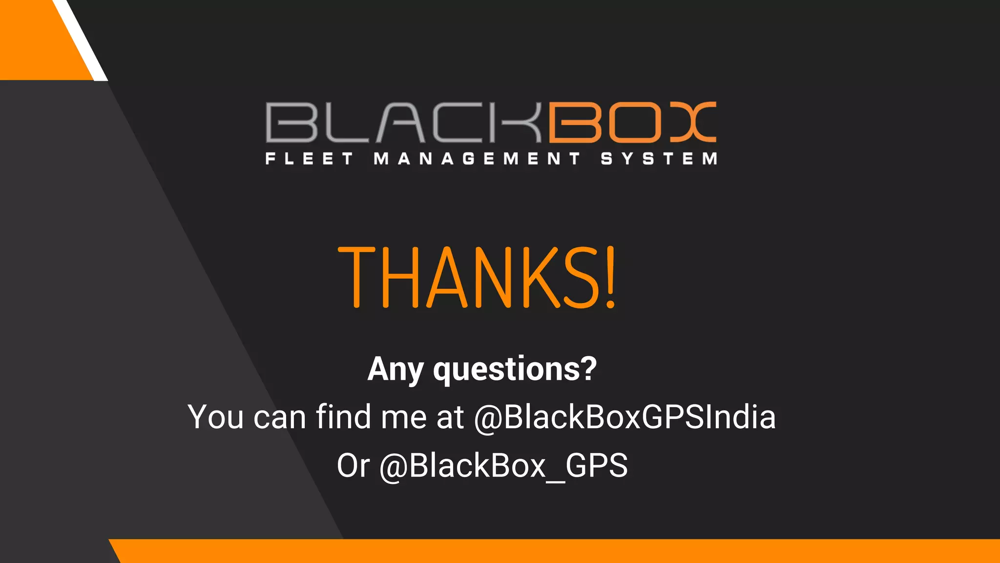 Blackbox GPS Technologies ppt | PDF