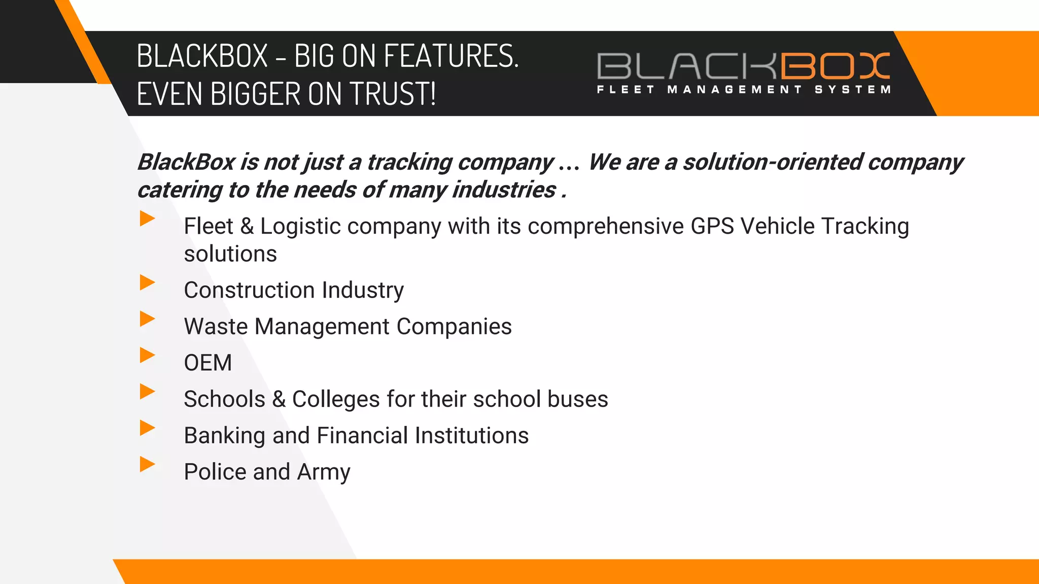 Blackbox GPS Technologies ppt | PDF