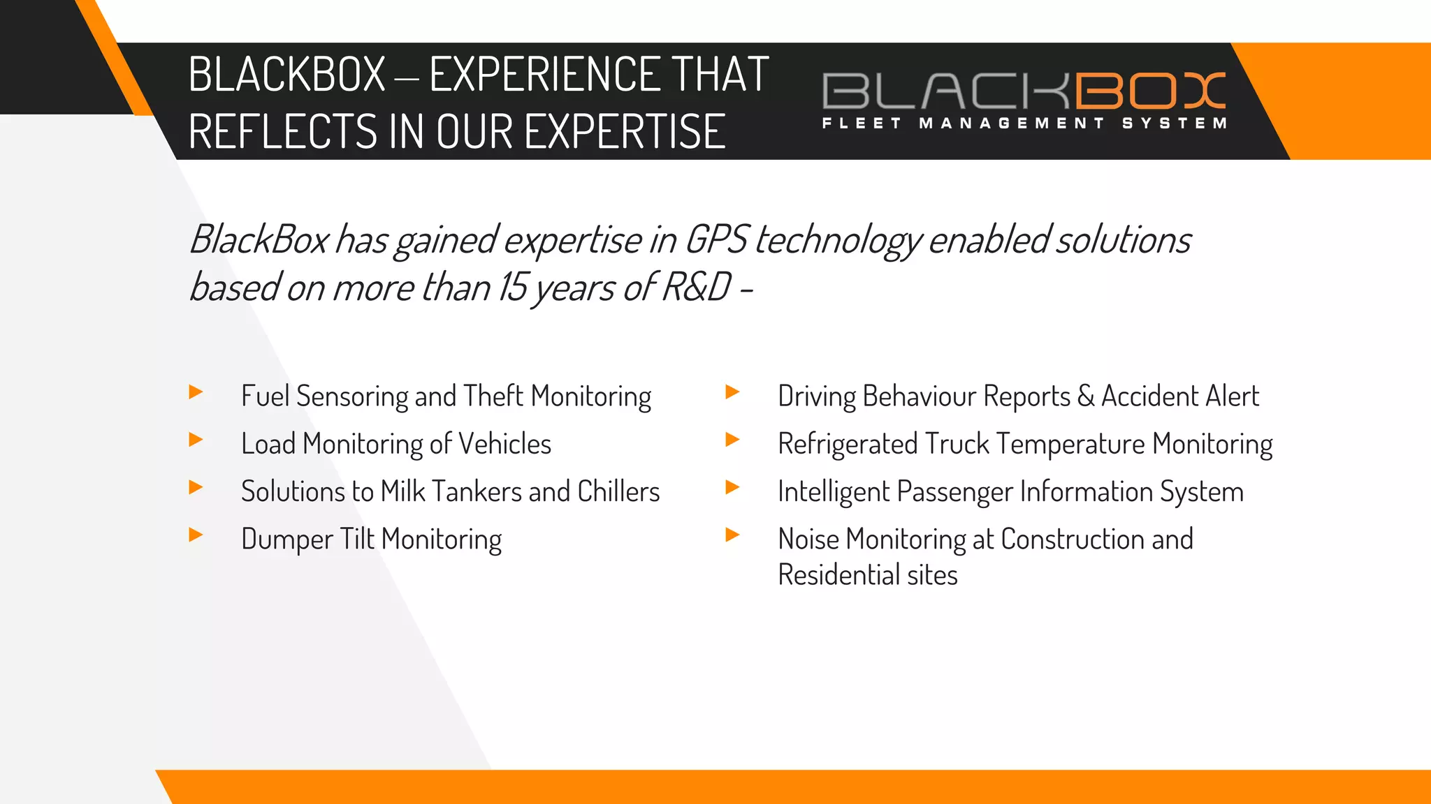Blackbox GPS Technologies ppt | PDF