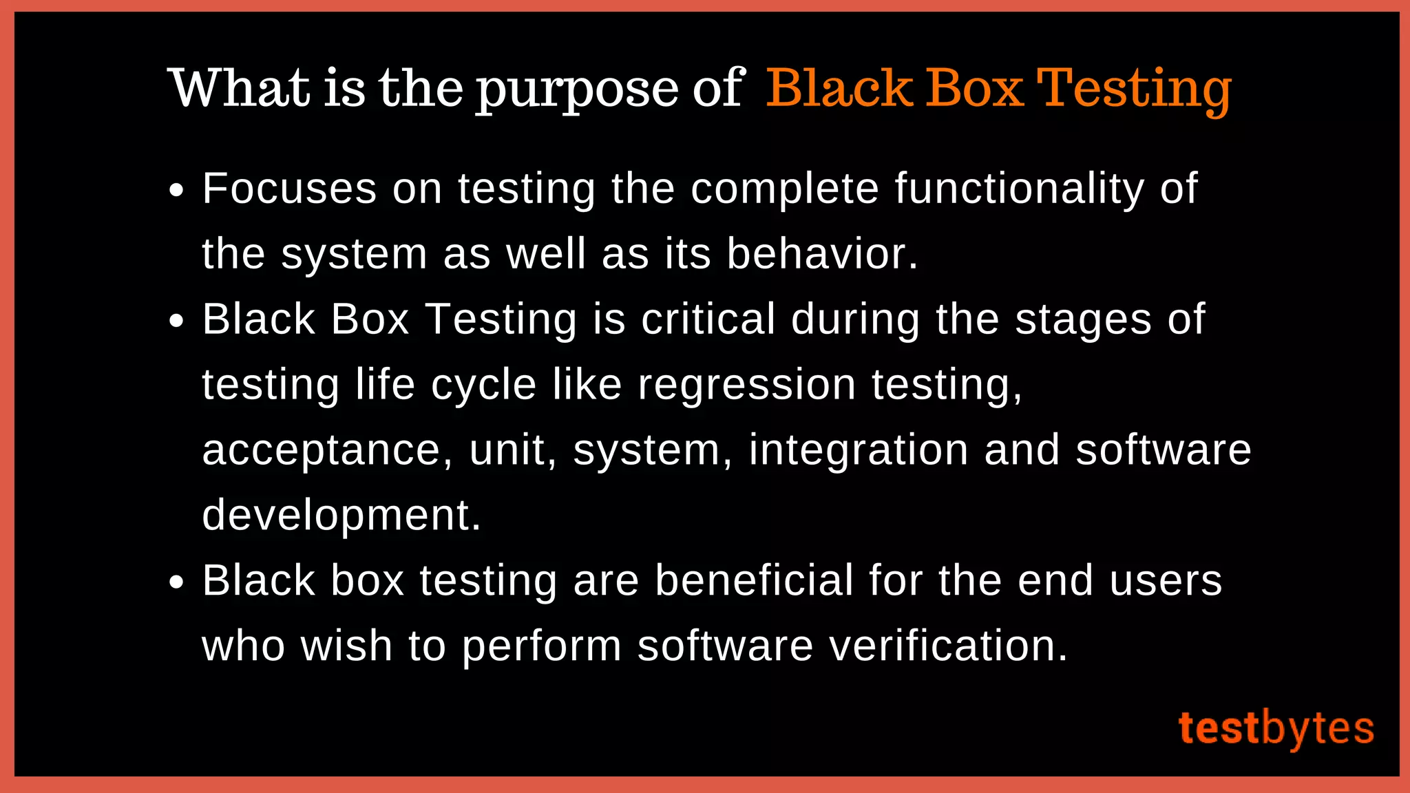 Black Box Testing | PDF
