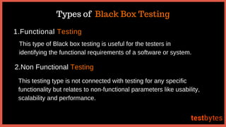 Black Box Testing | PDF