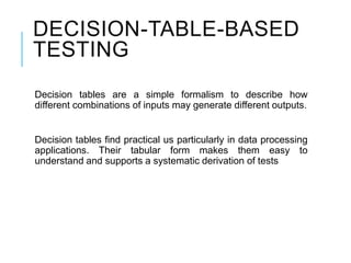 Black_Box_testing_Decision_Table (1).ppt | Credit Cards | Personal Debt