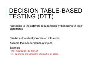 Black_Box_testing_Decision_Table (1).ppt | Credit Cards | Personal Debt