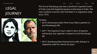 ARUNA SHANBAUG CASE A MILESTONE CASE IN INDIAN JUDICIAL HISTORY | PPTX