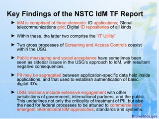 Developing a Federal Vision for Identity Management | PPT