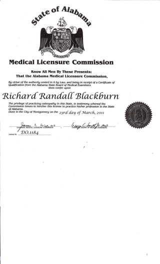 Meet Dr. Randy Blackburn, D.O., M.B.A. | PDF