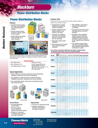 Blackburn Mechanical Connectors Catalogue | PDF