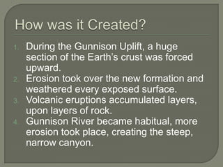 Black canyon of the gunnison | PPTX