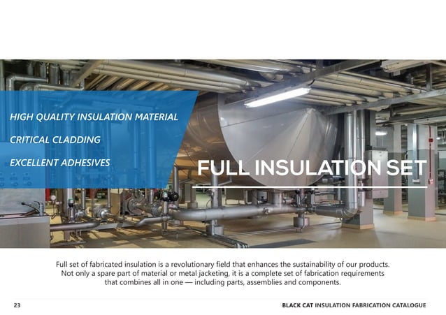 [Black Cat] Insulation Fabrication Brochure | PPT