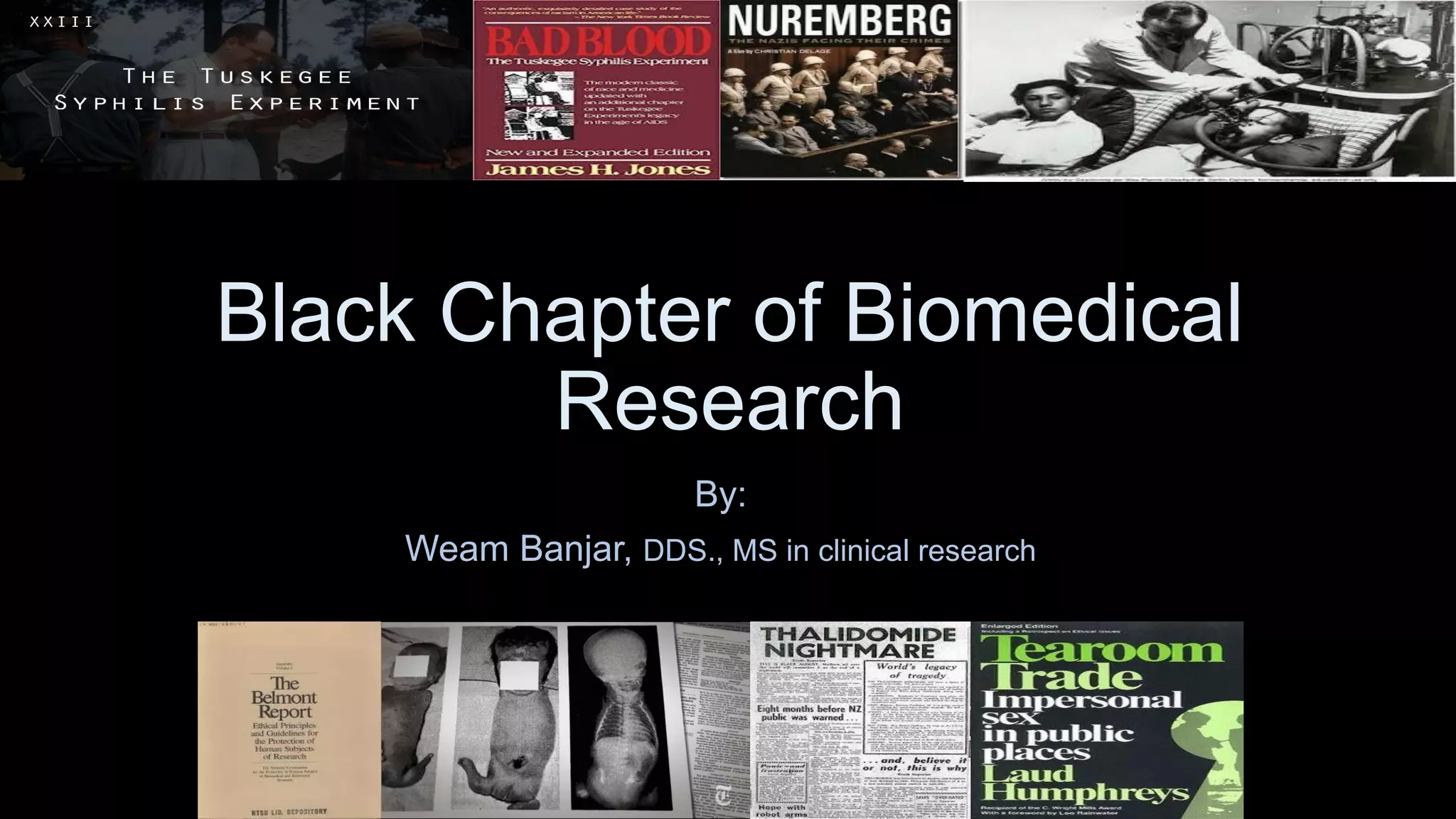 Black chapter of biomedical research | PDF