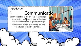 Effective Communication skills at workplace (Comic style) | PPTX