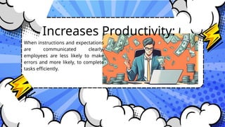 Effective Communication skills at workplace (Comic style) | PPTX