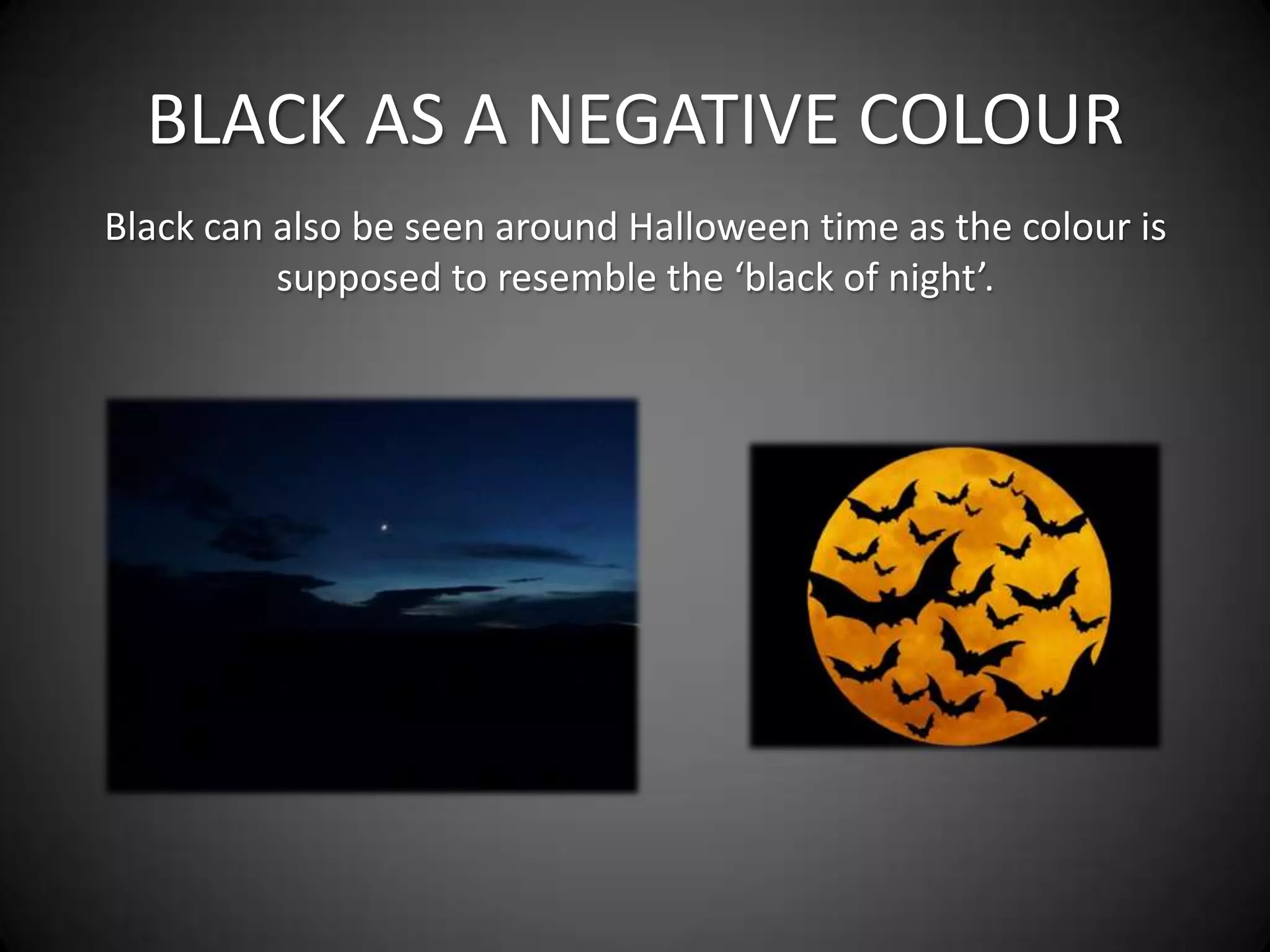 Black connotations | PPTX