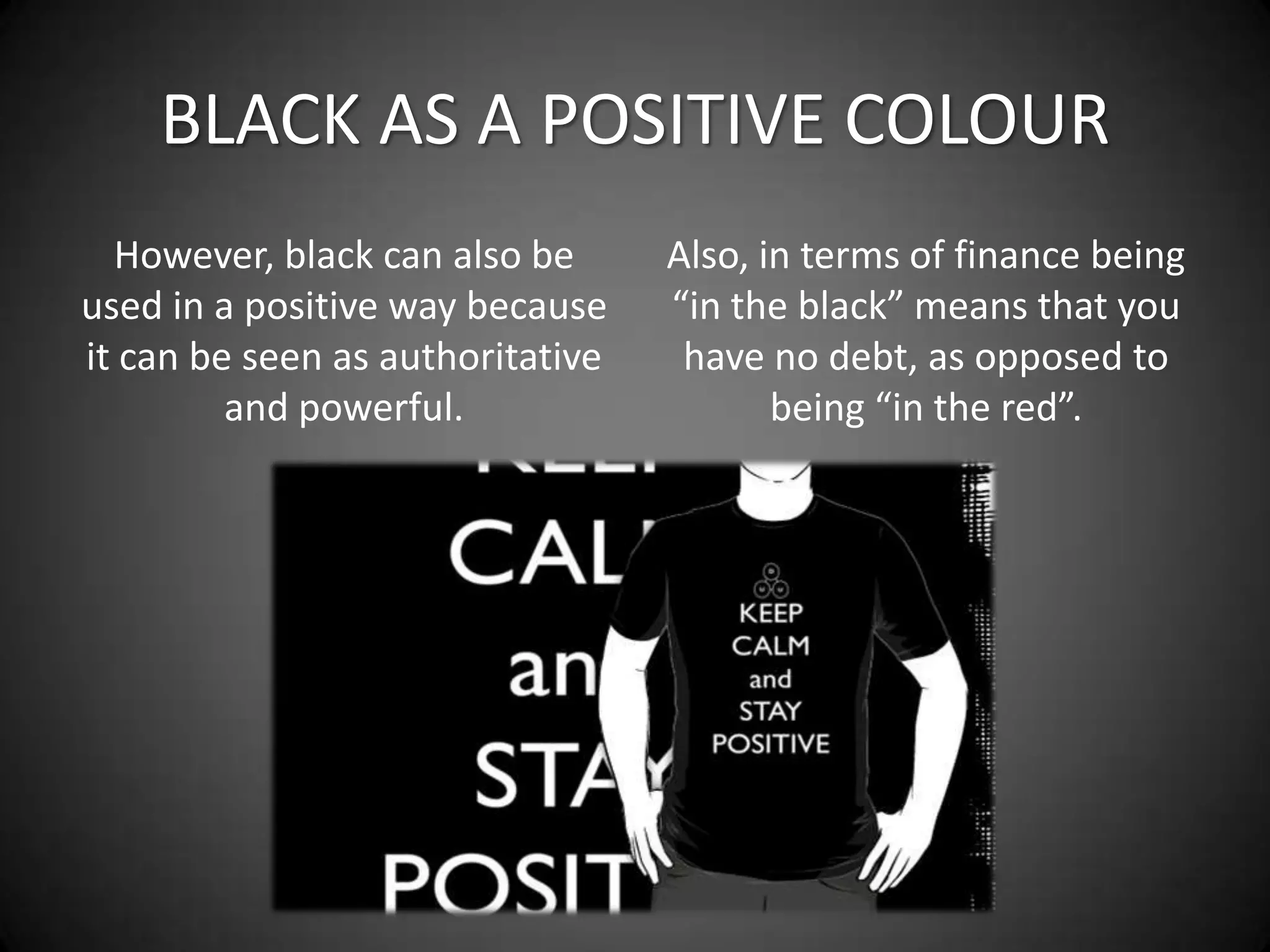 Black connotations | PPTX
