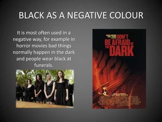 Black connotations | PPT