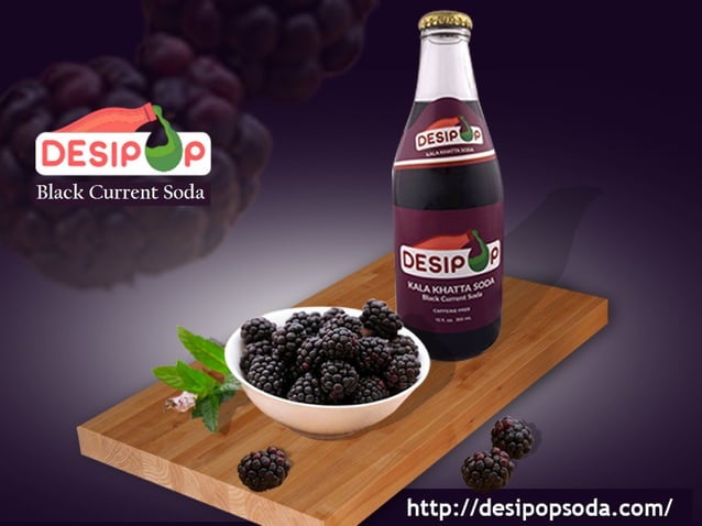 Black currant soda - DesiPopSoda | PPT | Food & Drink