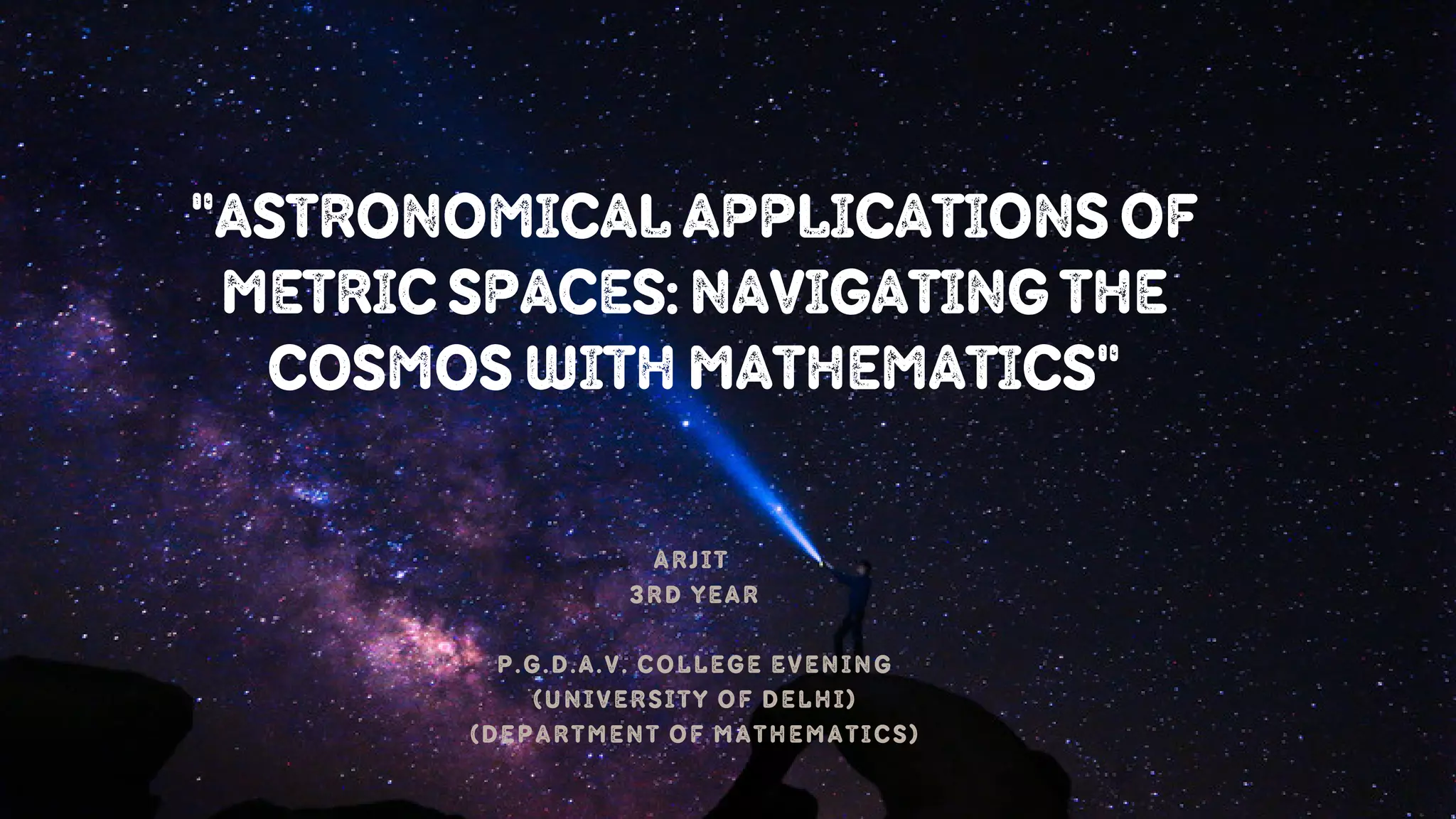 Application of Metric space,Higher Mathematics | PDF