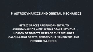 Application of Metric space,Higher Mathematics | PDF