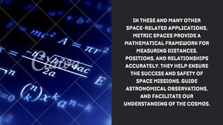 Application of Metric space,Higher Mathematics | PDF
