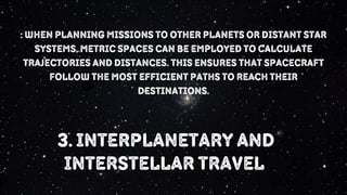 Application of Metric space,Higher Mathematics | PDF