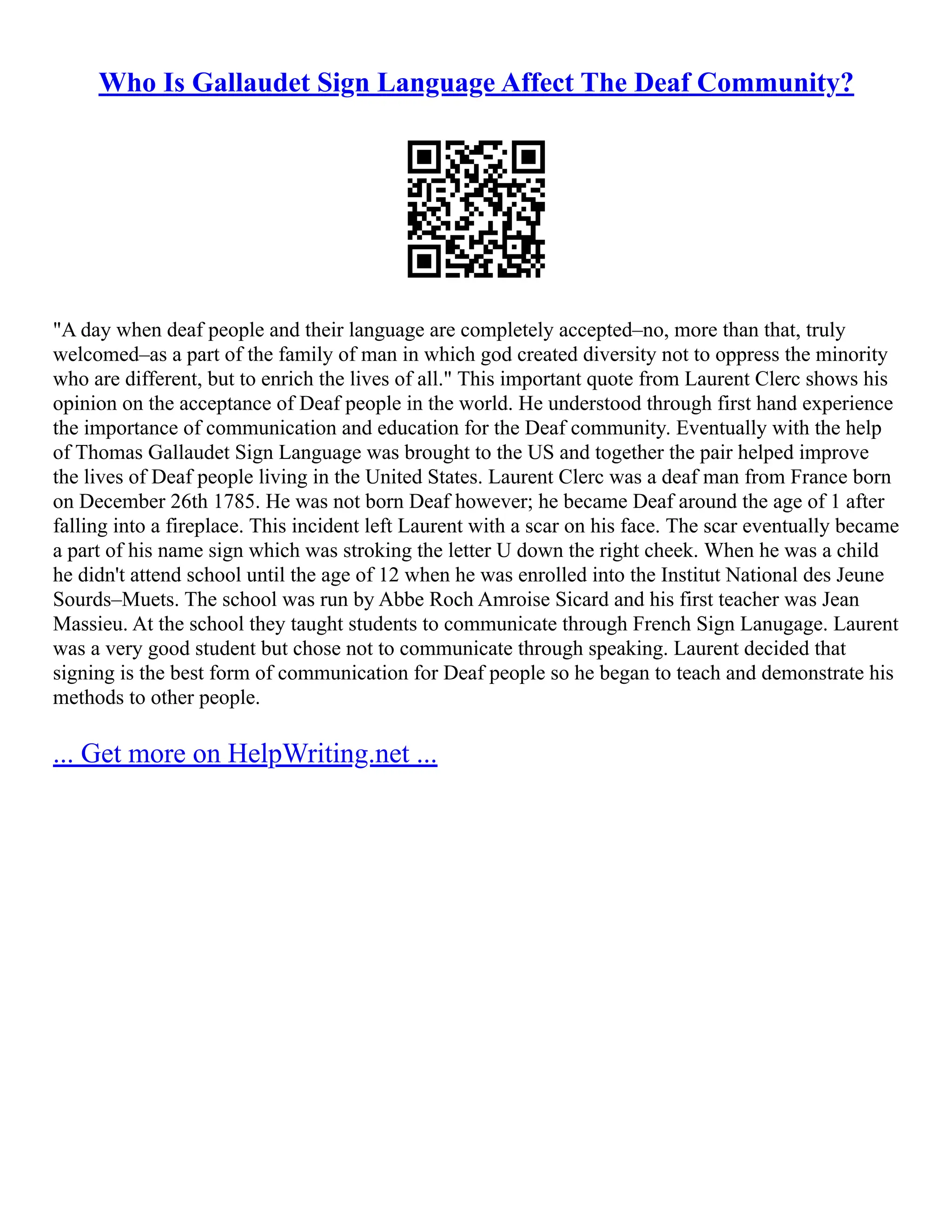 Black Deaf Community | PDF