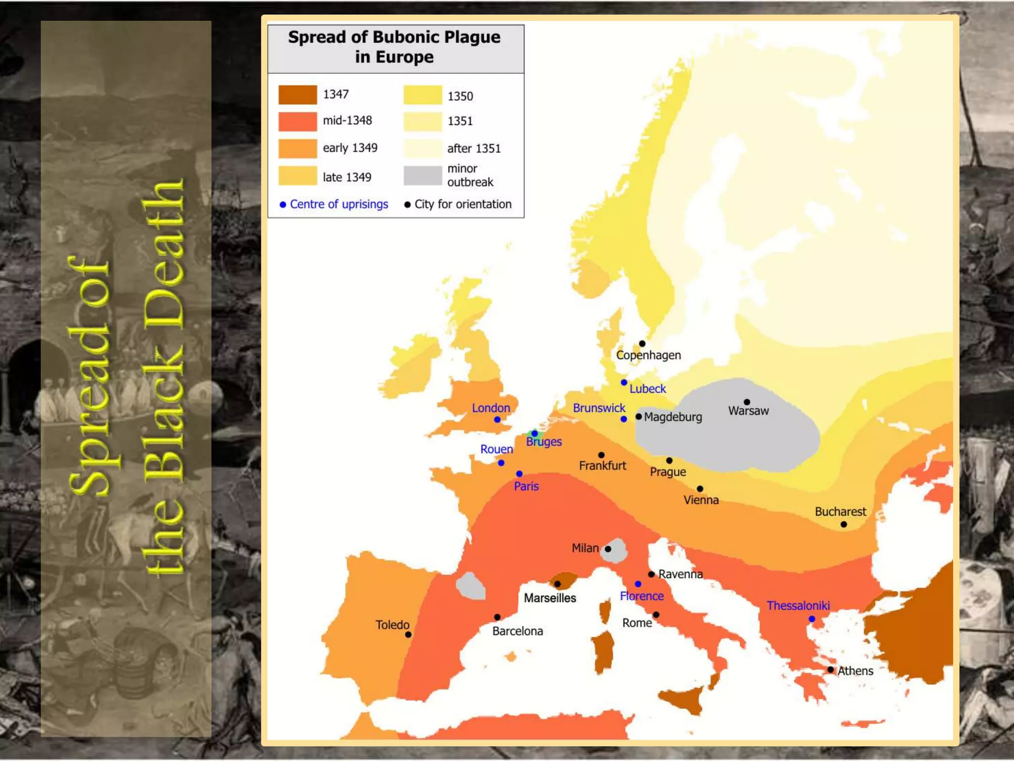 PowerPoint: Medieval Life: The Black Death - Bubonic Plague - Black ...