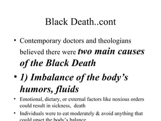 Black death | PPT
