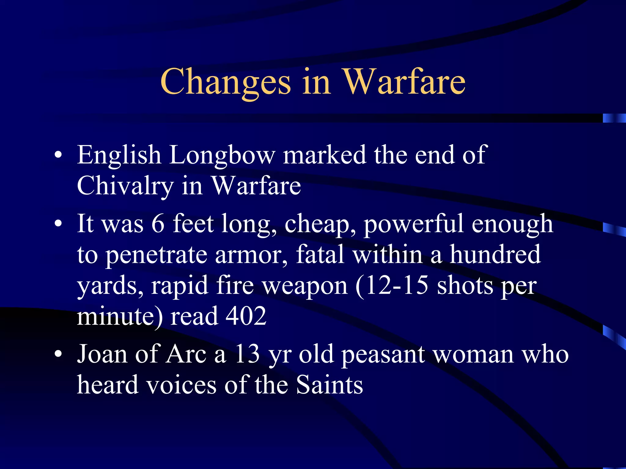Black death & 100 years war | PPT