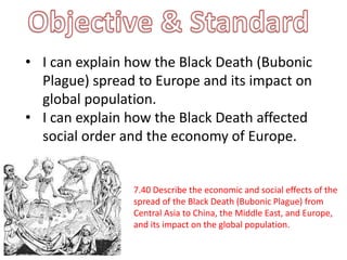 Black death lesson & video | PPTX