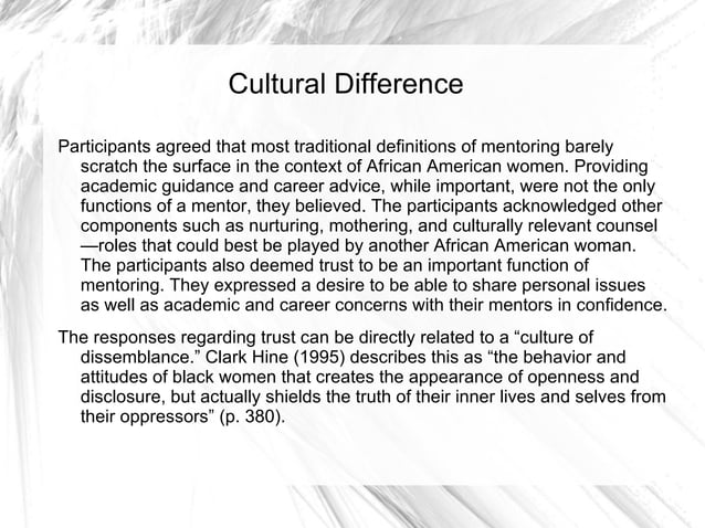 Black female mentoring | ODP