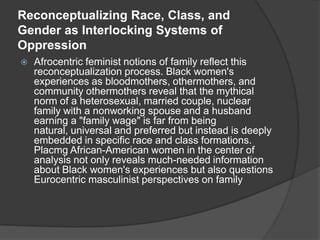 Black feminist thought in the matrix of domination | PPTX