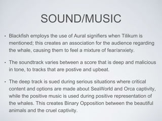 Black Fish Documentary Analysis | PPTX