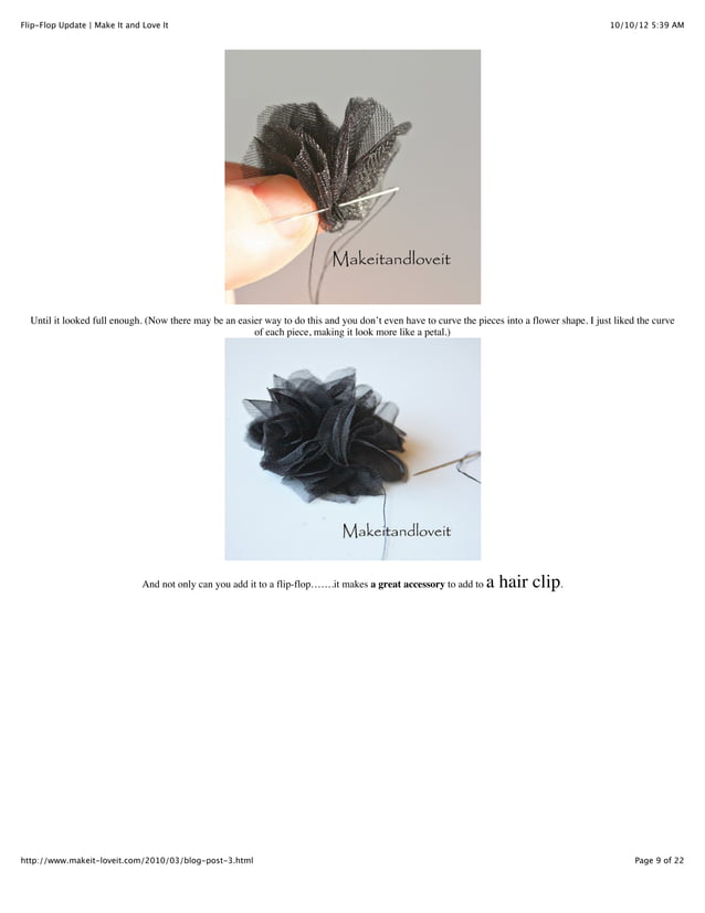 Black fluffyflowertutorial | PDF