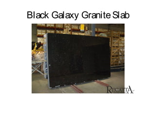 Black galaxy granite | PPT