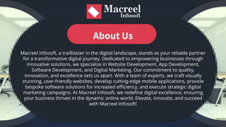 Macreel Infosoft IT Services | PPT