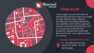 Macreel Infosoft IT Services | PPT