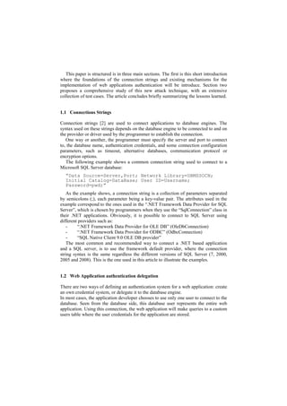 Connection String Parameter Pollution Attacks | PDF