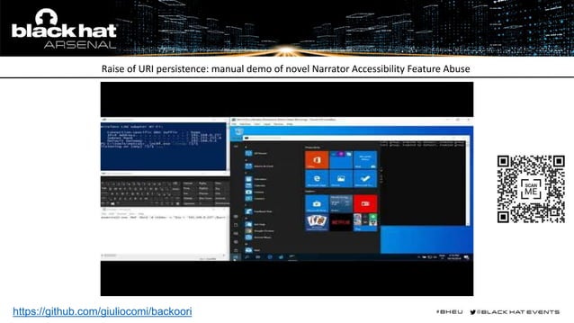 Windows 10 URI persistence technique | PPT