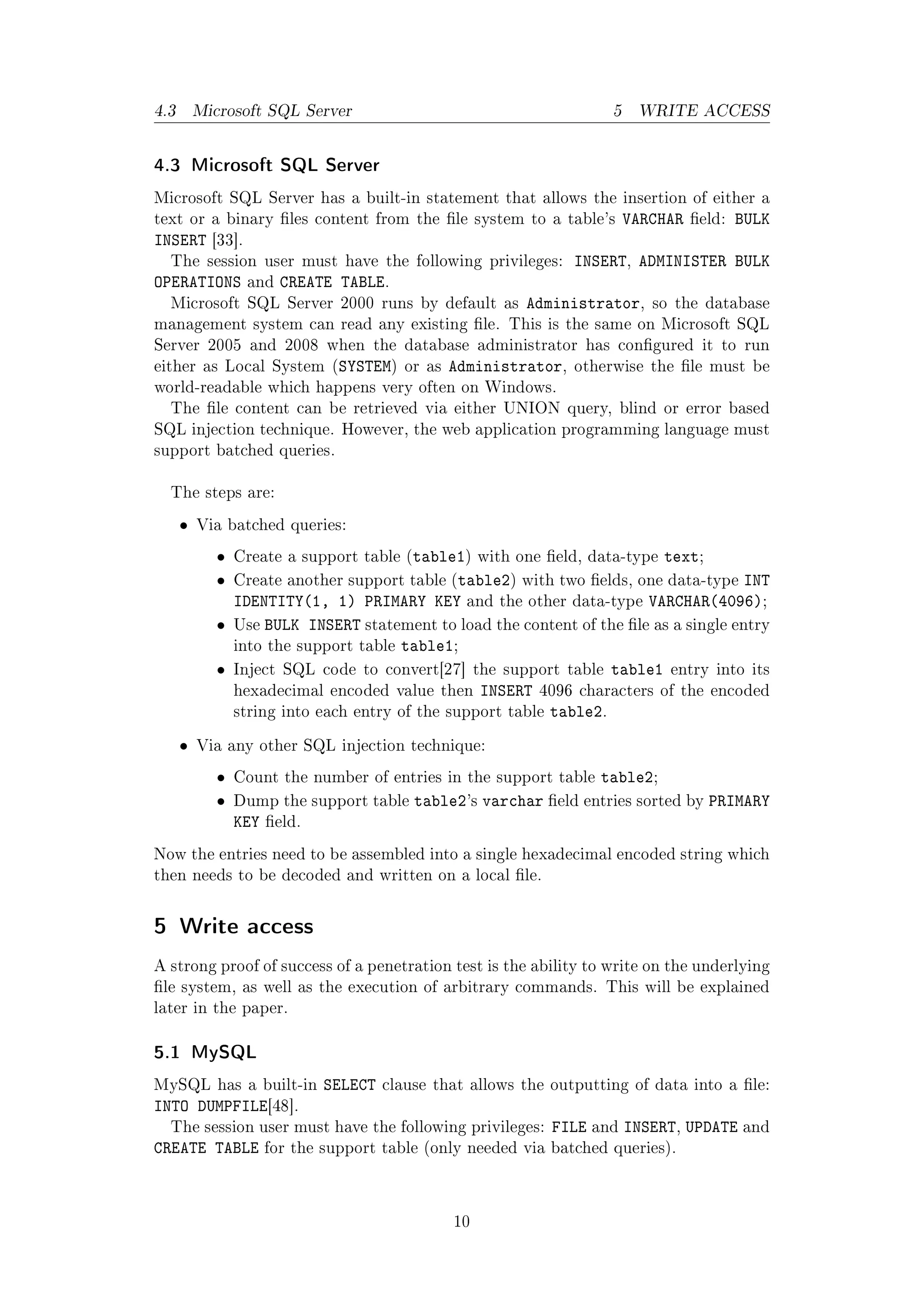 Advanced Sql Injection To Operating System Full Control Whitepaper