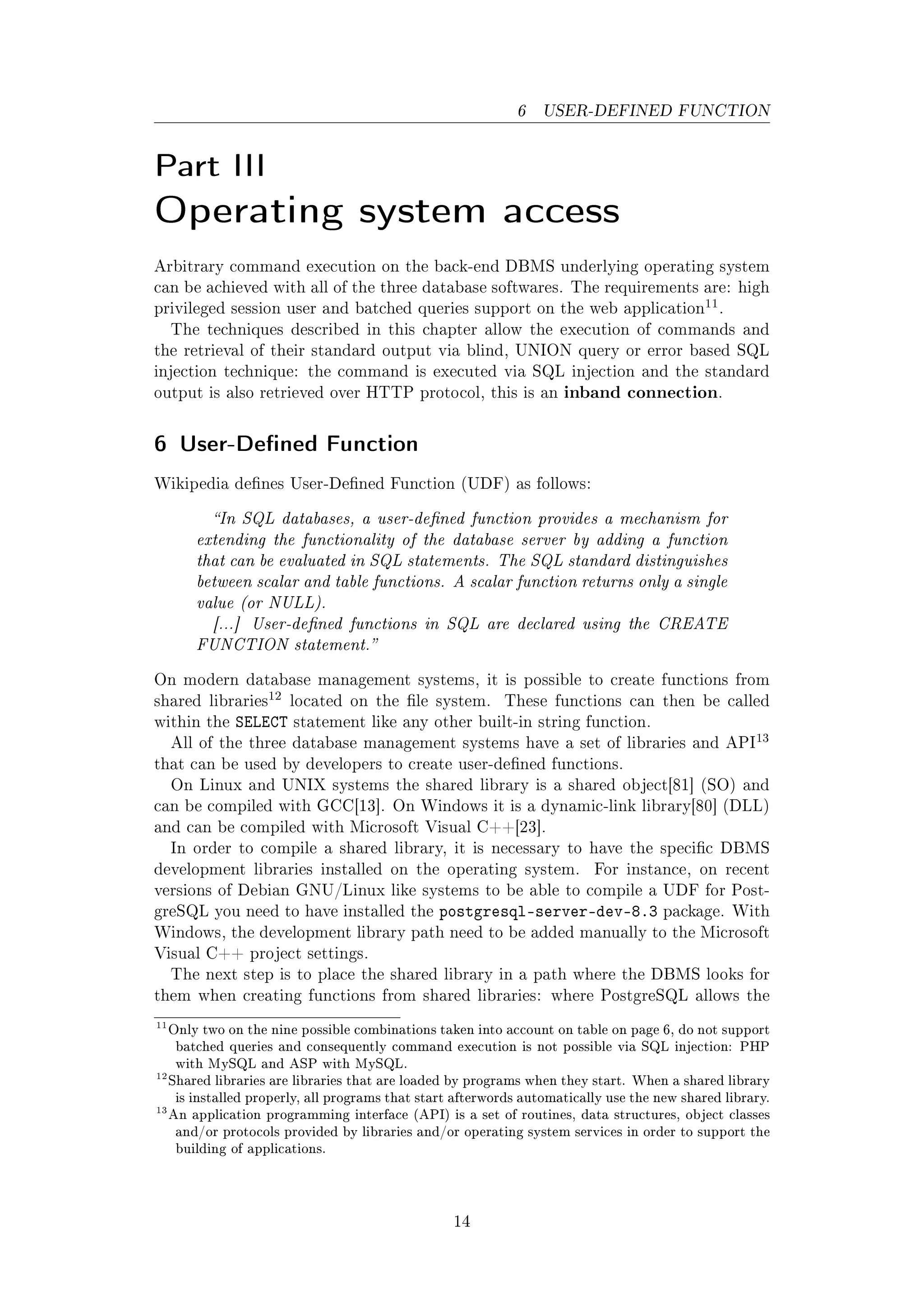 Advanced SQL injection to operating system full control (whitepaper) | PDF