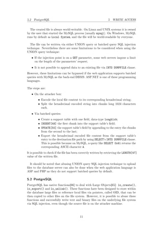 Advanced SQL injection to operating system full control (whitepaper) | PDF