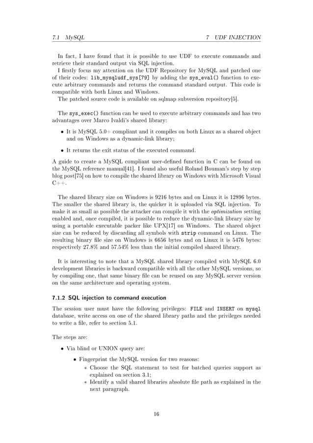 Advanced SQL injection to operating system full control (whitepaper) | PDF | Databases ...